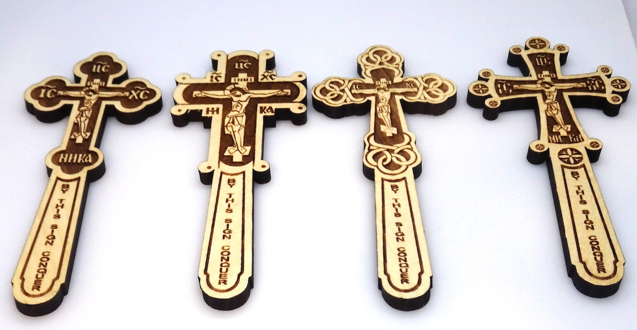 Orthodox Christian Wooden Hand Blessing Cross – anastasisgiftshop.com
